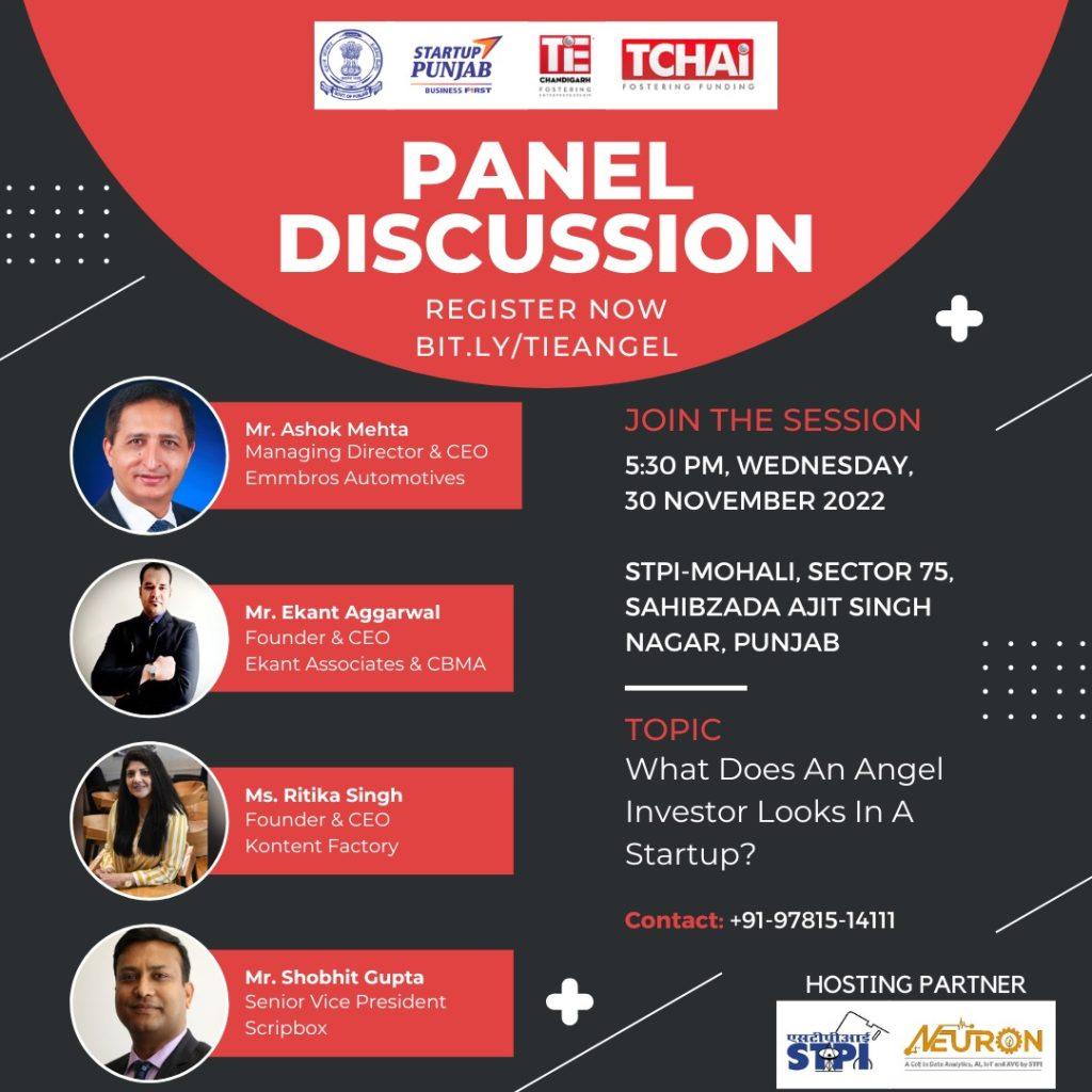 TiE Chandigarh Angel Investors - TiE - Global Entrepreneurship Organization